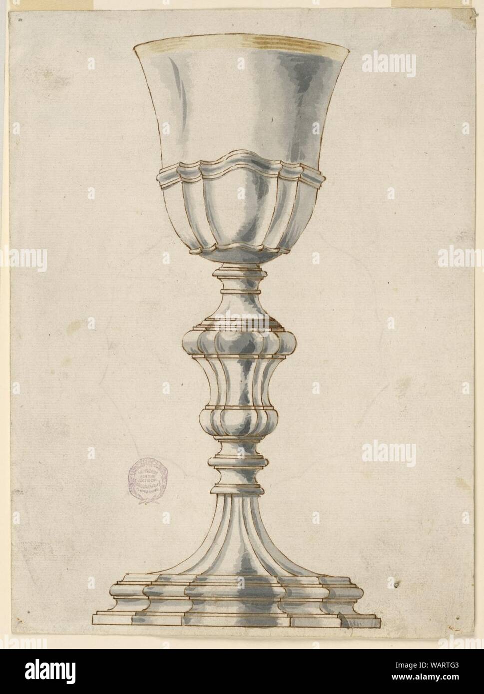Drawing, Project for a Chalice, 1675–1700 Stock Photo - Alamy