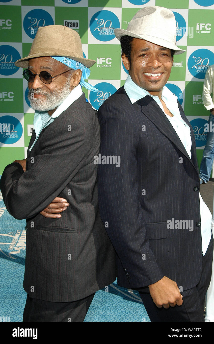 Melvin Van Peebles and Mario Van Peebles at the 20th IFP Independent ...