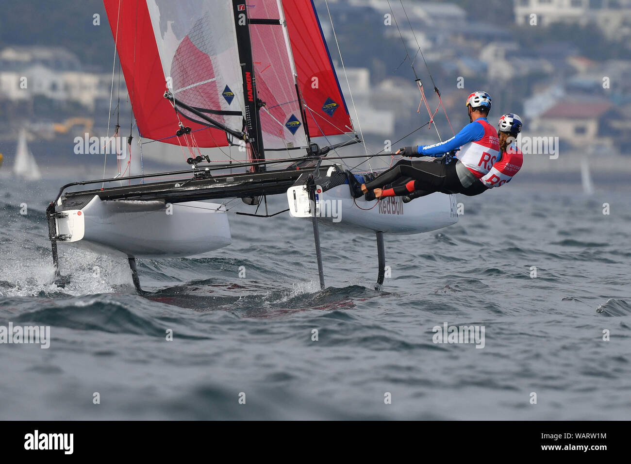 Kanagawa, Japan. Credit: MATSUO. 21st Aug, 2019. Carranza Saroli ...