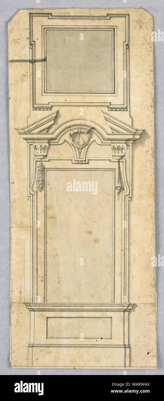Drawing, Project for a Window, 1730–1740 Stock Photo - Alamy