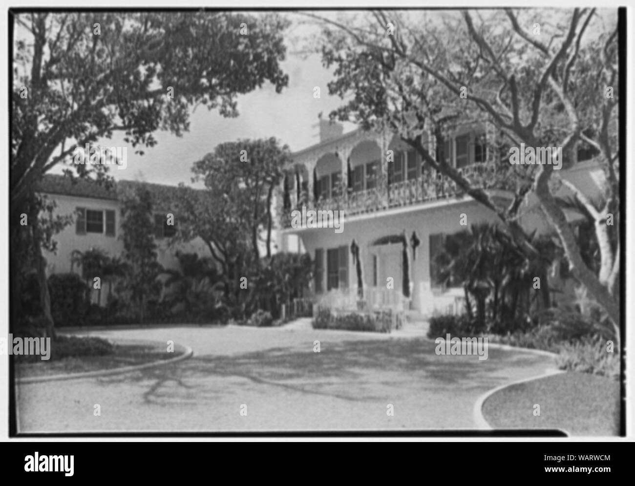Dr. John A. Vietor, Southwood, residence on Via Del Lago, Palm Beach ...