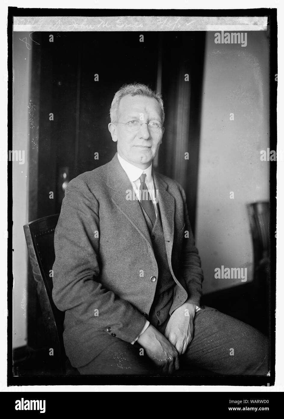 Dr. John M. Gries, 3/6/22 Stock Photo - Alamy