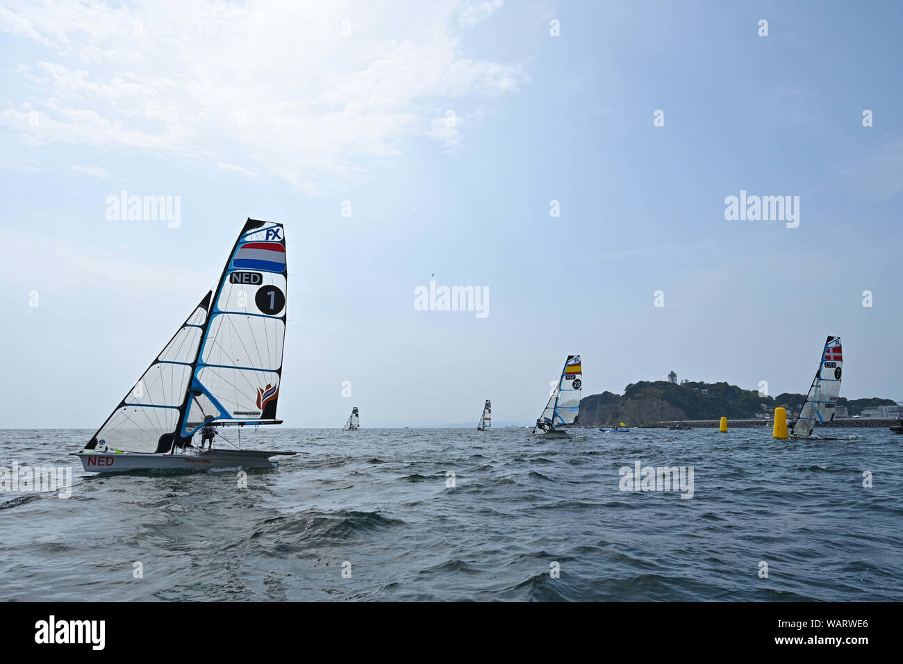 Kanagawa, Japan. Credit: MATSUO. 21st Aug, 2019. Annemiek Bekkering ...