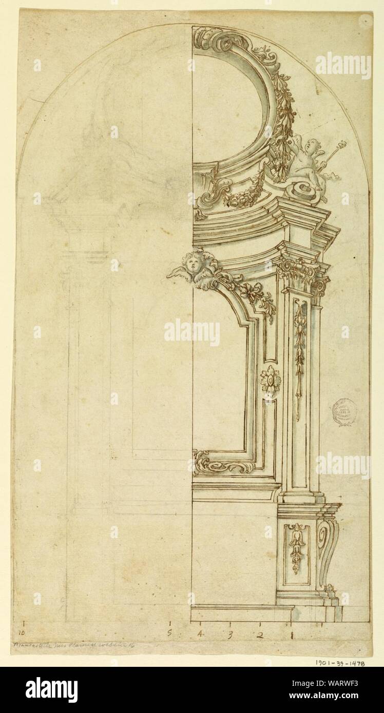 Drawing, Project for an Alter, 1750–1775 Stock Photo - Alamy