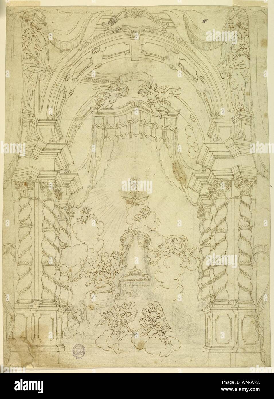 Drawing, Project for the ’Machine‥9D for the Exposition of the ...