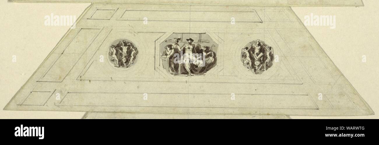 Drawing, Prudence, Vaulted Panel, Appartmento Napoleonico, Palazzo ...