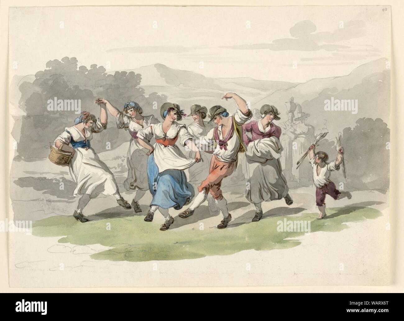 Drawing, Return From The Vintage, 1807–08 Stock Photo - Alamy
