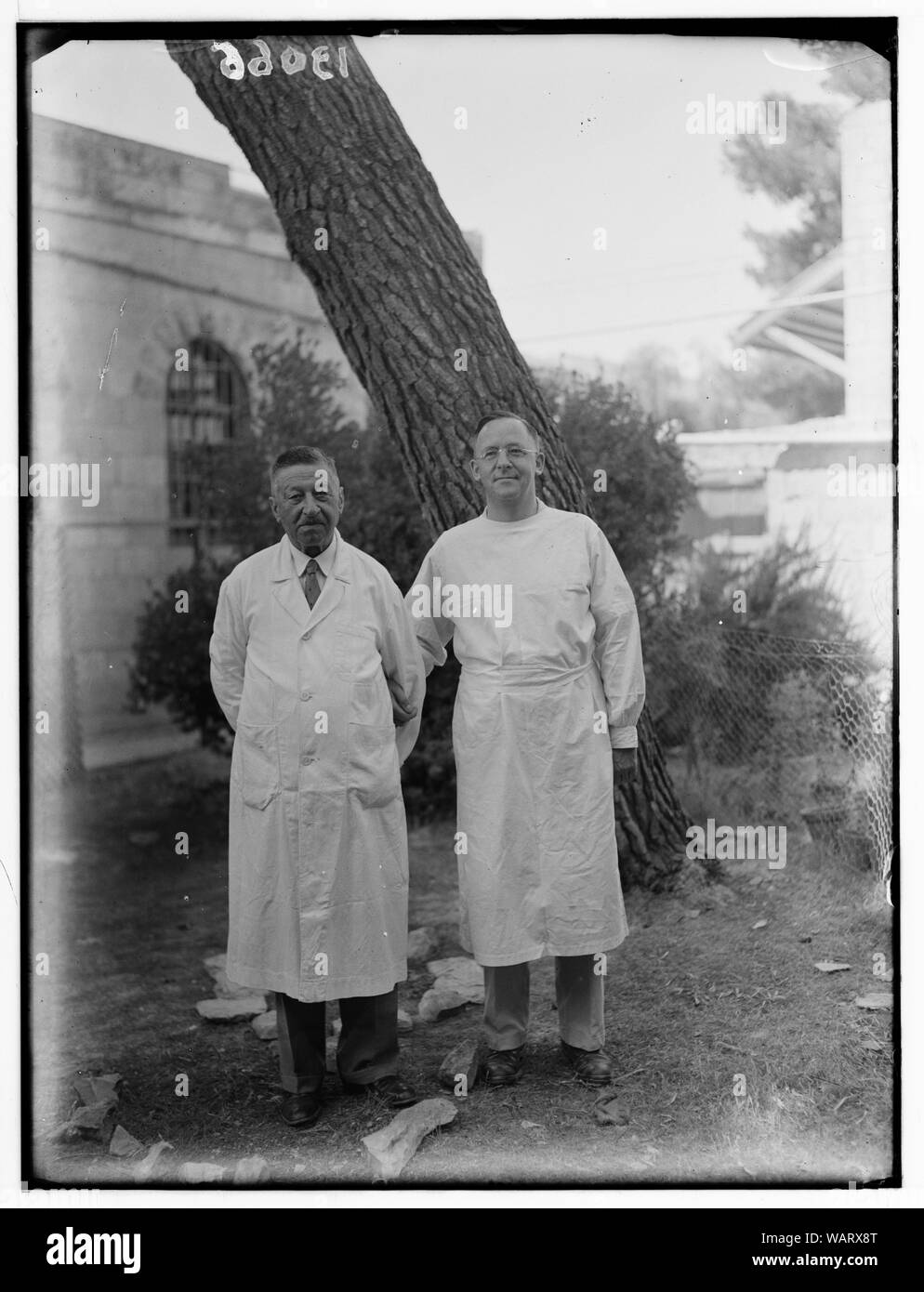 Dr. McLean (William) & Mr. Datsq at Eng. Hospital Stock Photo - Alamy