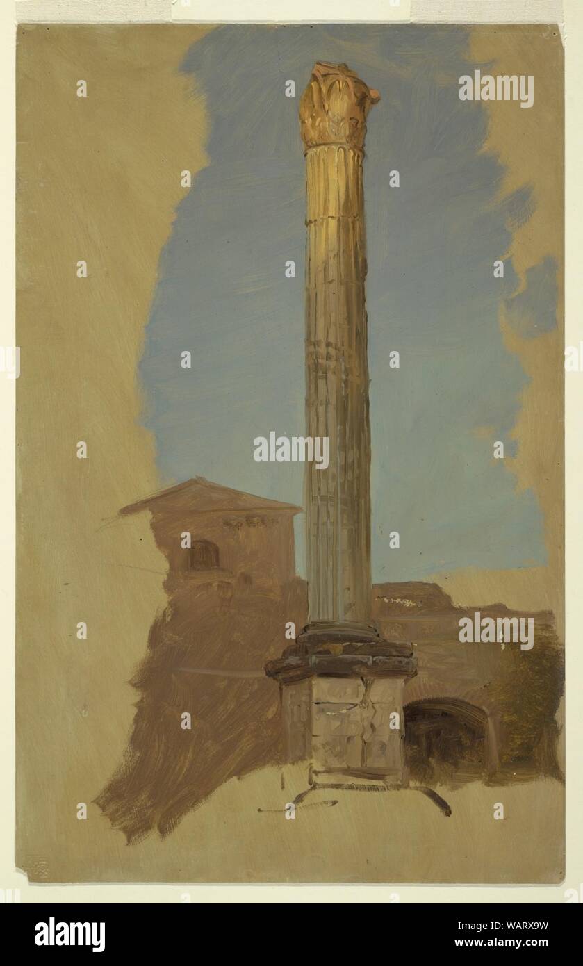 Classical Column Drawing High Resolution Stock Photography and Images ...