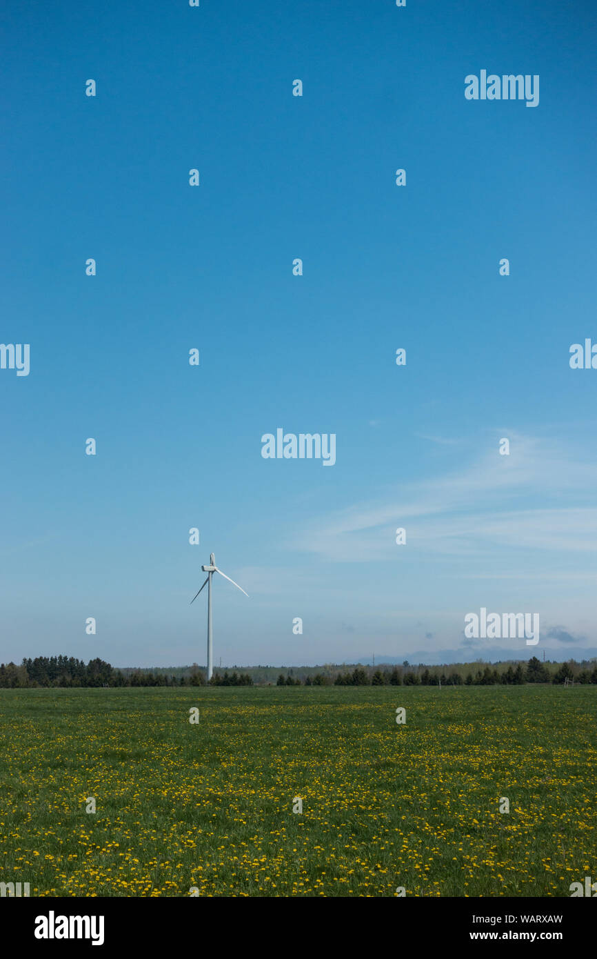Wind turbines / wind energy farm in Michigan, USA Stock Photo - Alamy