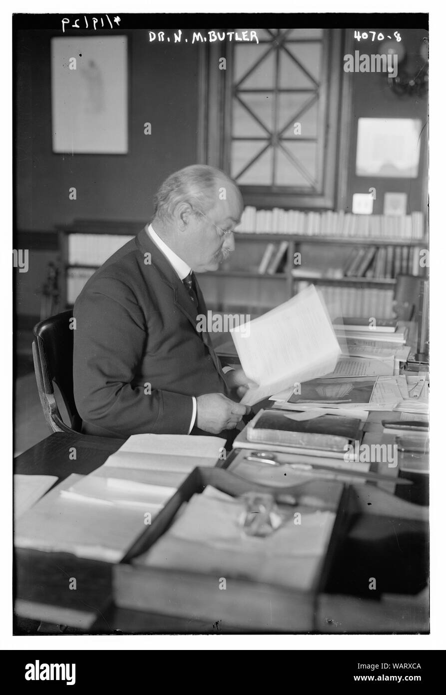 Dr. N.M. Butler Stock Photo - Alamy