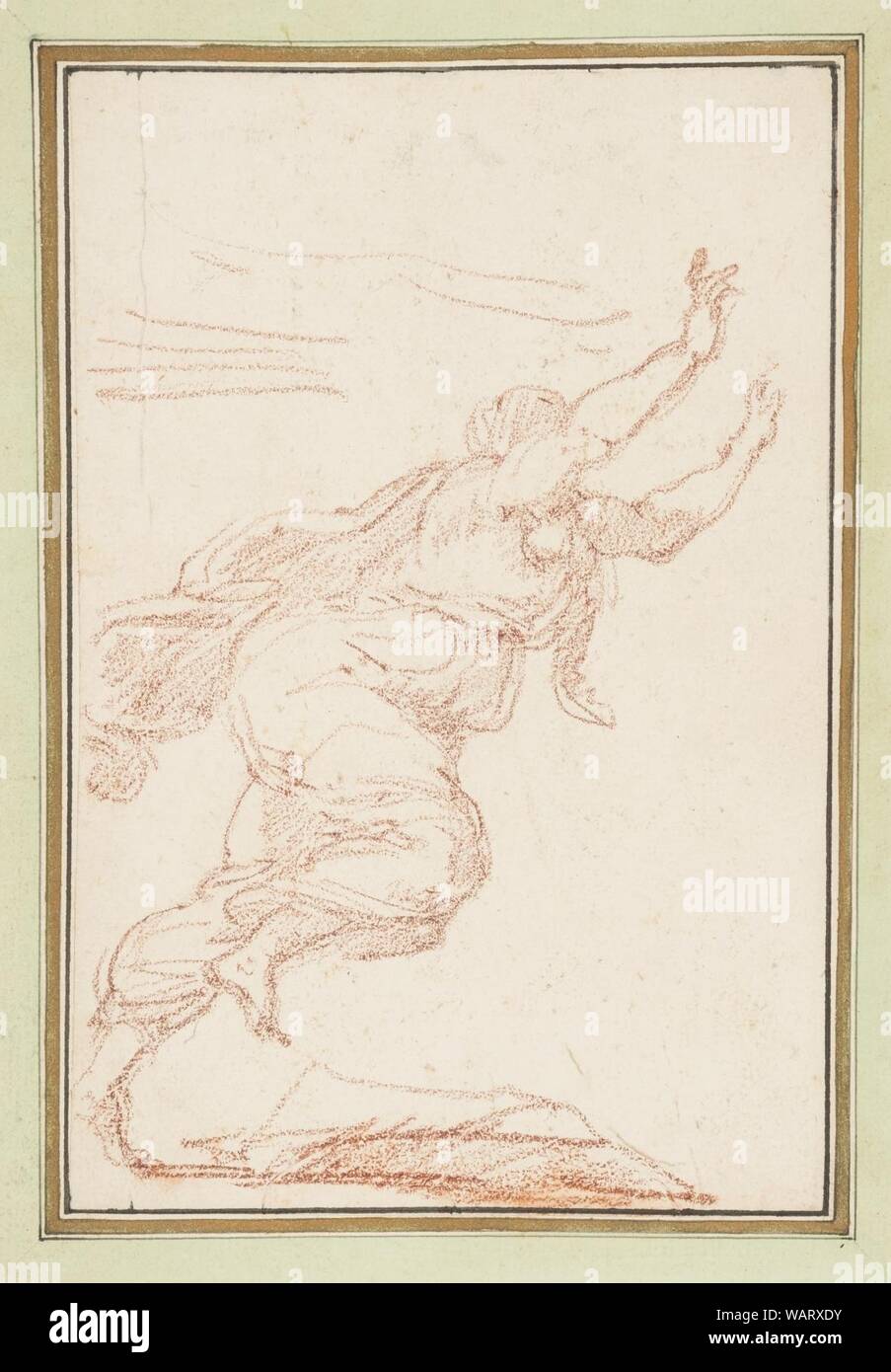 Drawing, Running female figure, ca. 1759–70 Stock Photo - Alamy