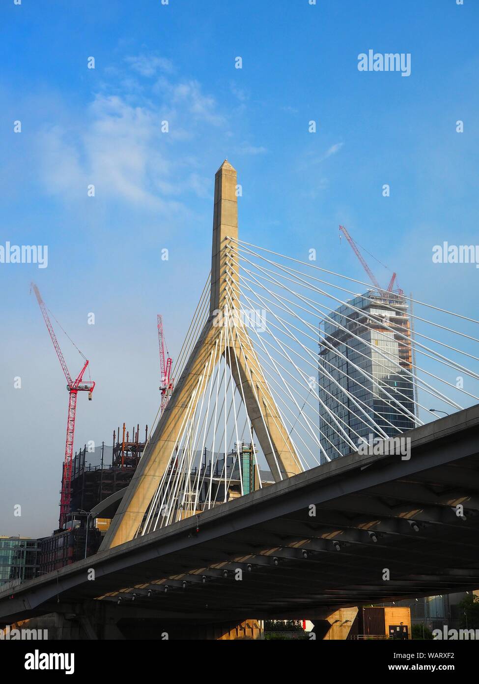 The Zakim Bridge Stock Photo - Alamy