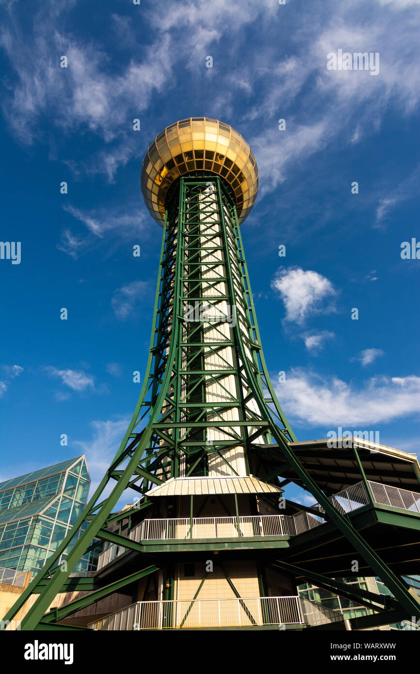 Knoxville, Tennessee / USA - July 30th, 2019: The Sunsphere on a ...