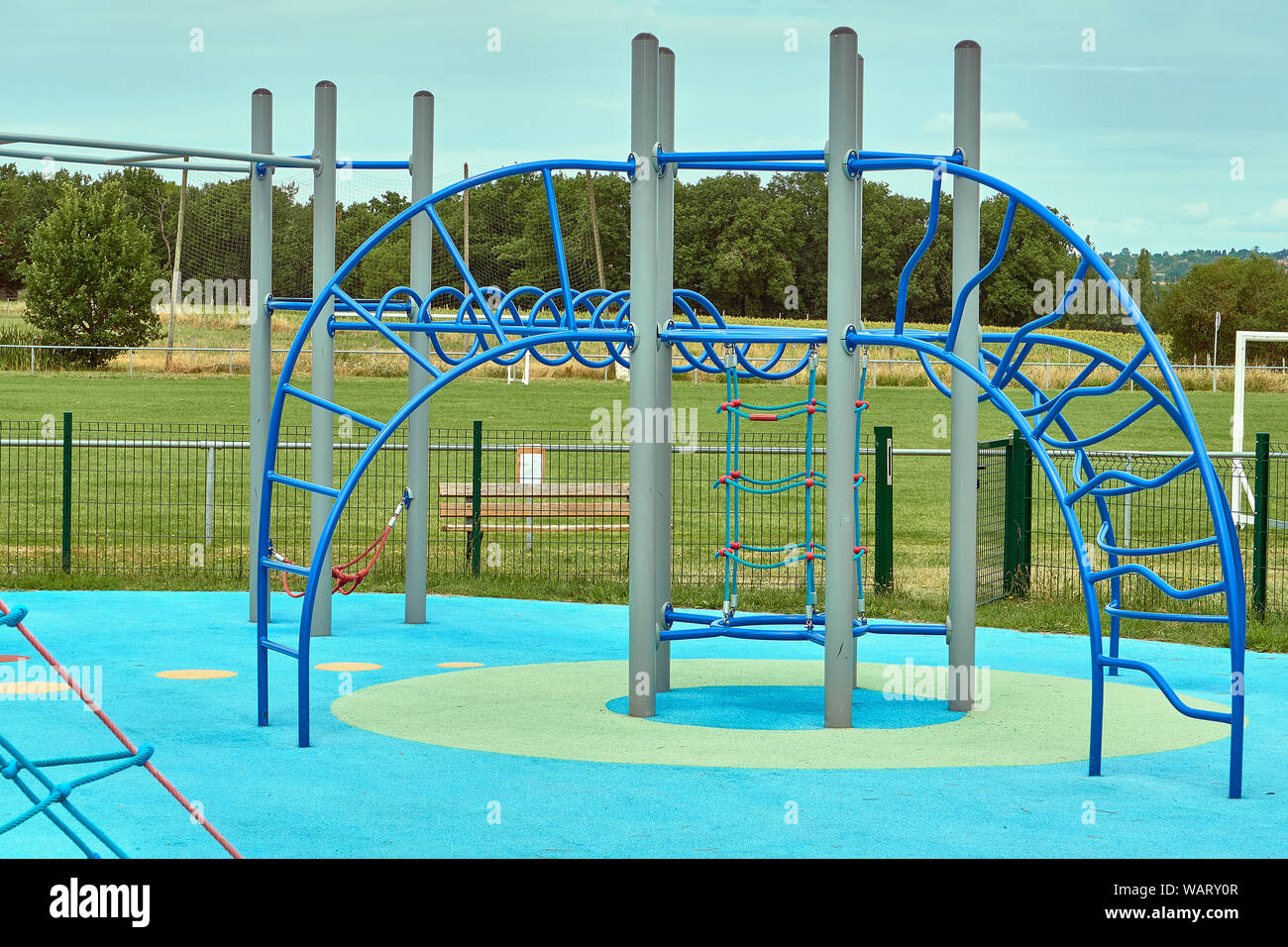 Detailed View of a Ladder in a Children Playground Stock Photo - Alamy