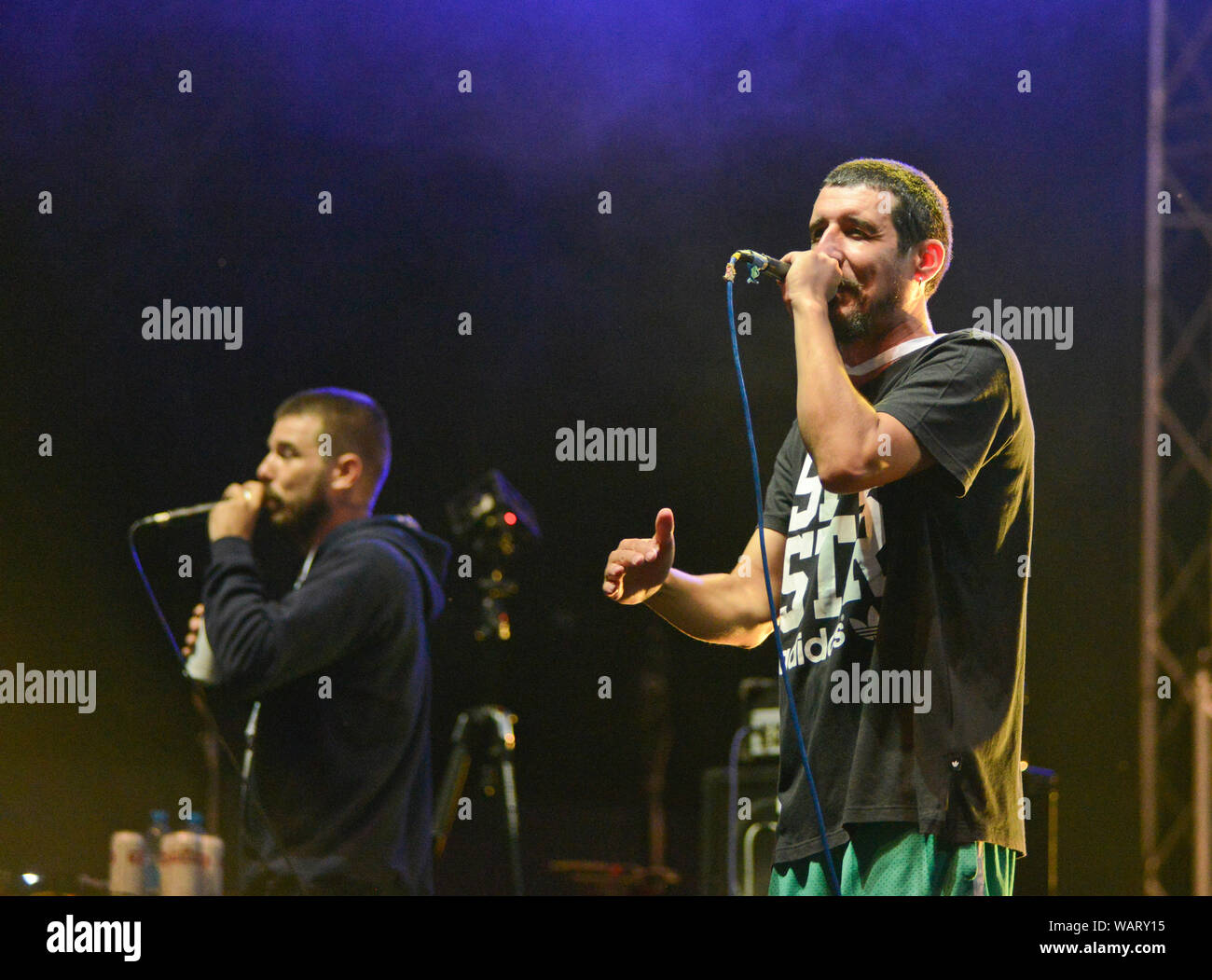 Dedduh (Dejan Dedovic) and Noyz (Mario Đorđević), from Montenegrin hip ...