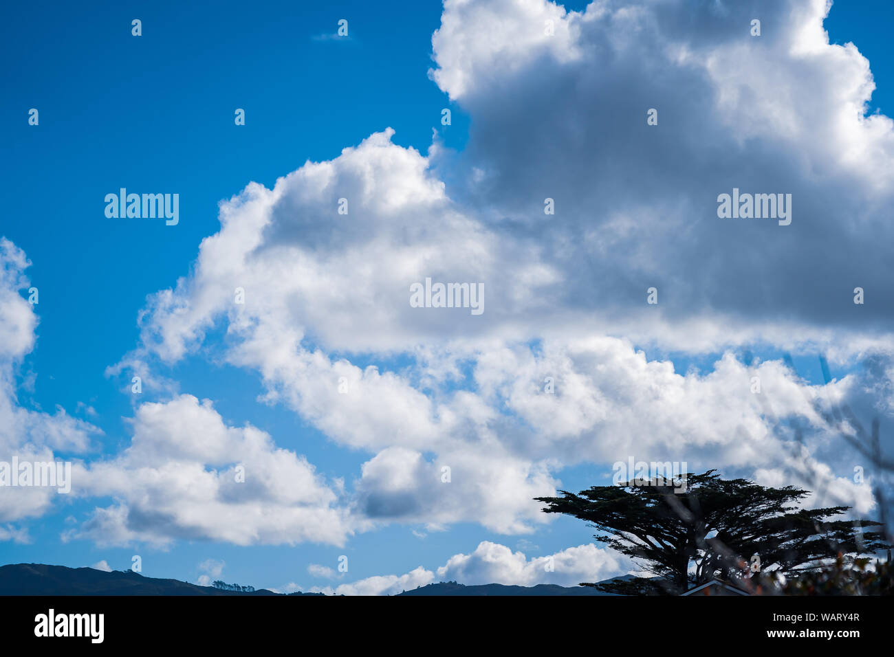 Blue Sky and clouds background; nature background Stock Photo - Alamy