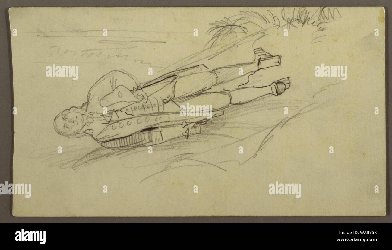 Drawing, Ship's Figurehead of Benjamin Franklin, possibly 1858 Stock ...