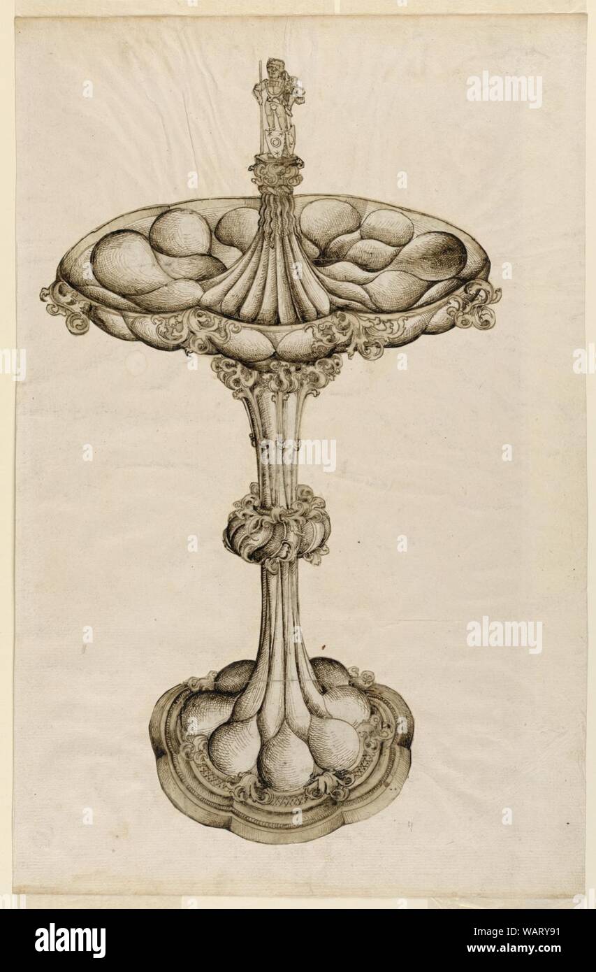 Drawing, Silver Centerpiece, 1498 Stock Photo - Alamy