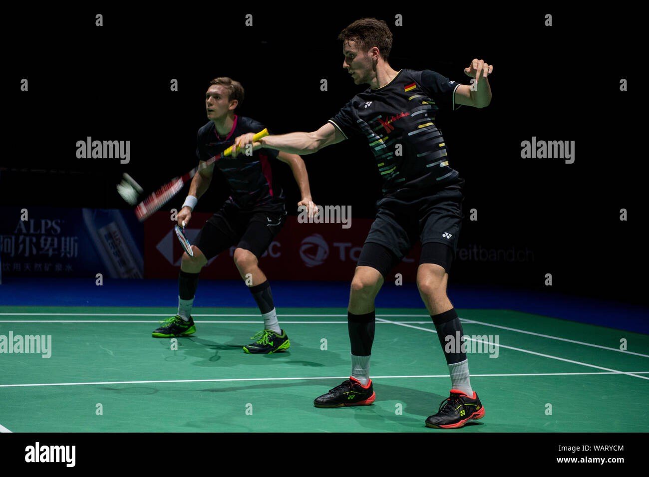 Basel, Switzerland. 21st Aug, 2019. Mark Lamsfuss/Marvin Seidel of ...