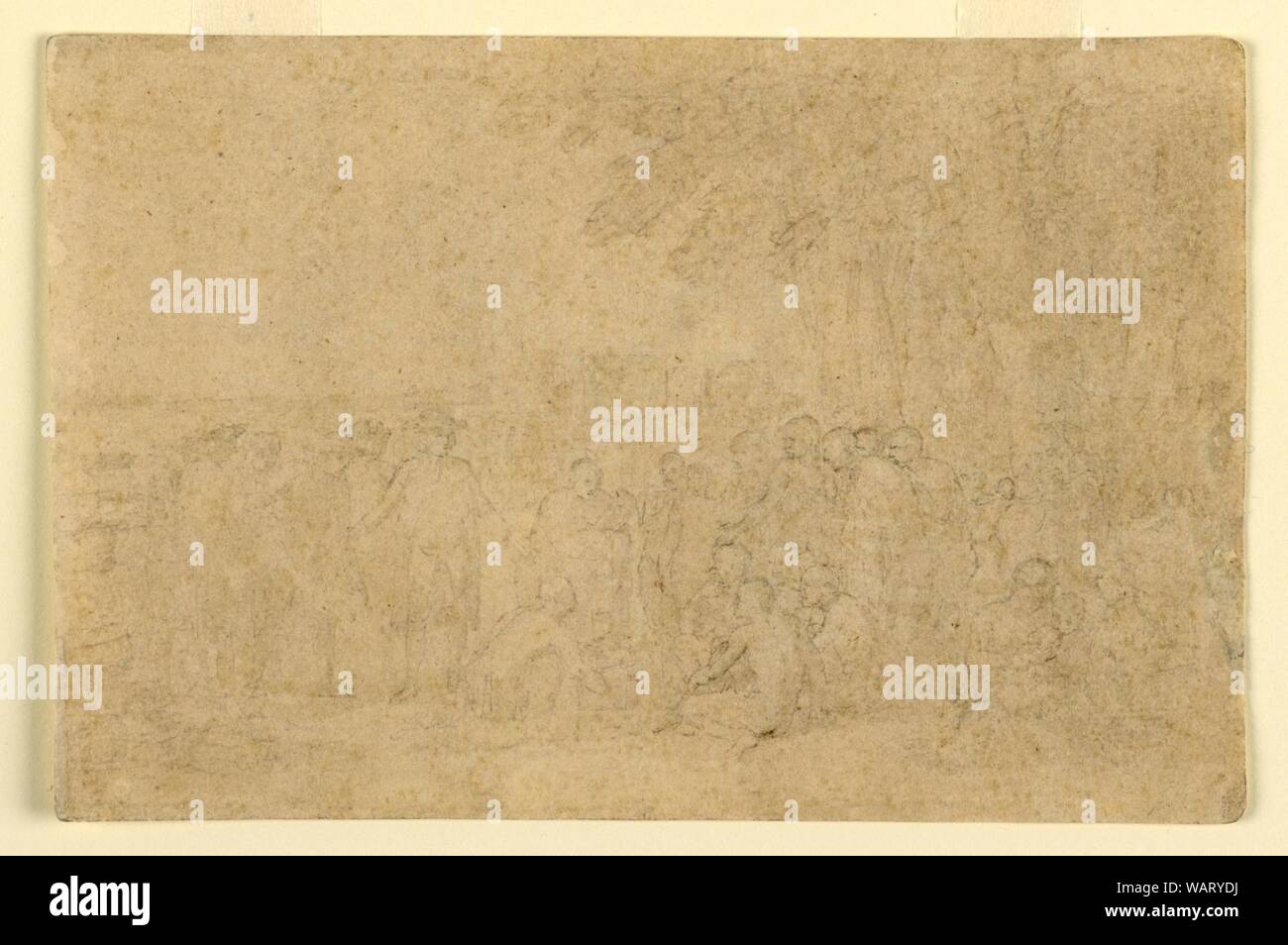 Drawing, Sketch for ‘Penn's Treaty‘, 1772 Stock Photo - Alamy