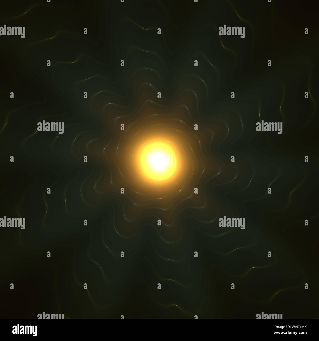 high radiation cosmic waves illustration Stock Photo - Alamy