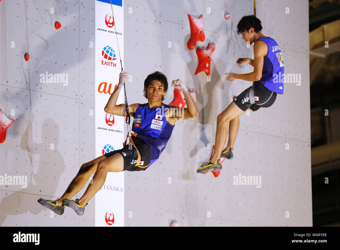Tokyo, Japan. 21st Aug, 2019. (L-R) Tomoa Narasaki, Meichi Narasaki ...
