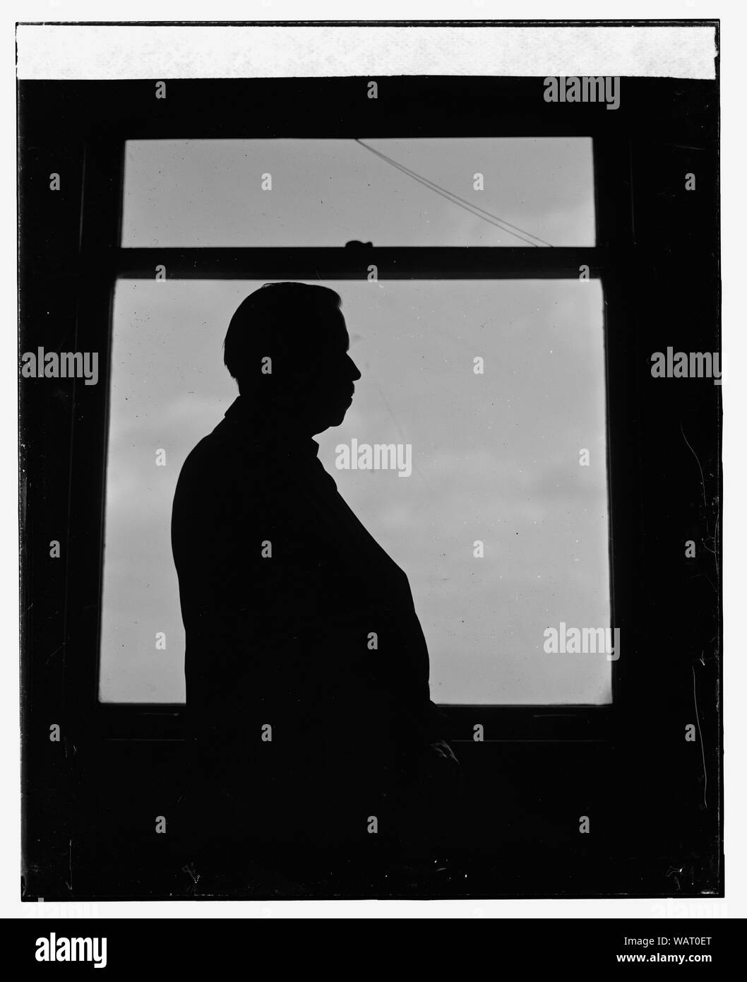 Profile image silhouette Black and White Stock Photos & Images - Alamy