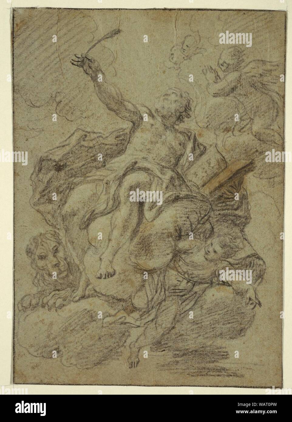 Drawing, St. Mark, ca. 1660–1730 Stock Photo - Alamy