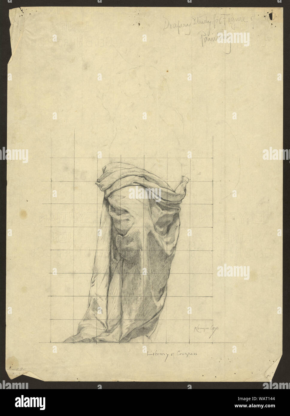 Drapery study for figure of Painting Stock Photo - Alamy