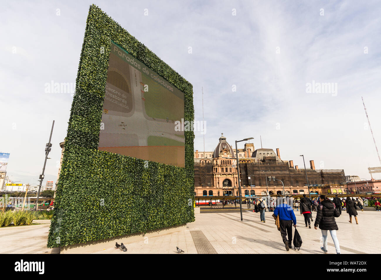 Buenos Aires, Argentina - June 22, 2017: New terminal at Constitucion ...