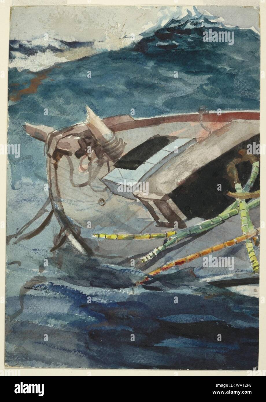 Drawing, Study for ‘The Gulf Stream‘, 1898–99 Stock Photo - Alamy