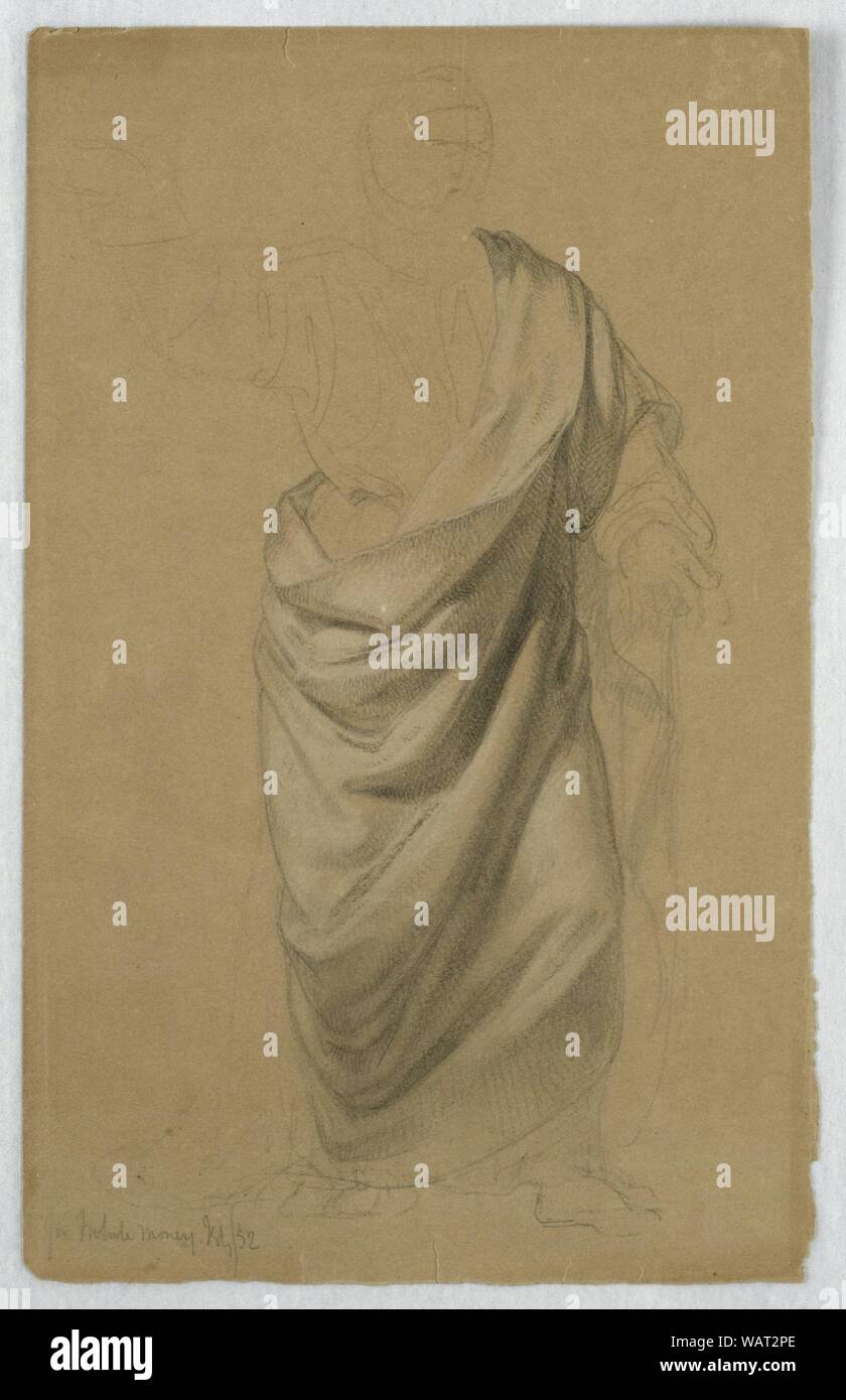 Drawing, Study for ‘Tribute Money‘, July 1852 Stock Photo - Alamy