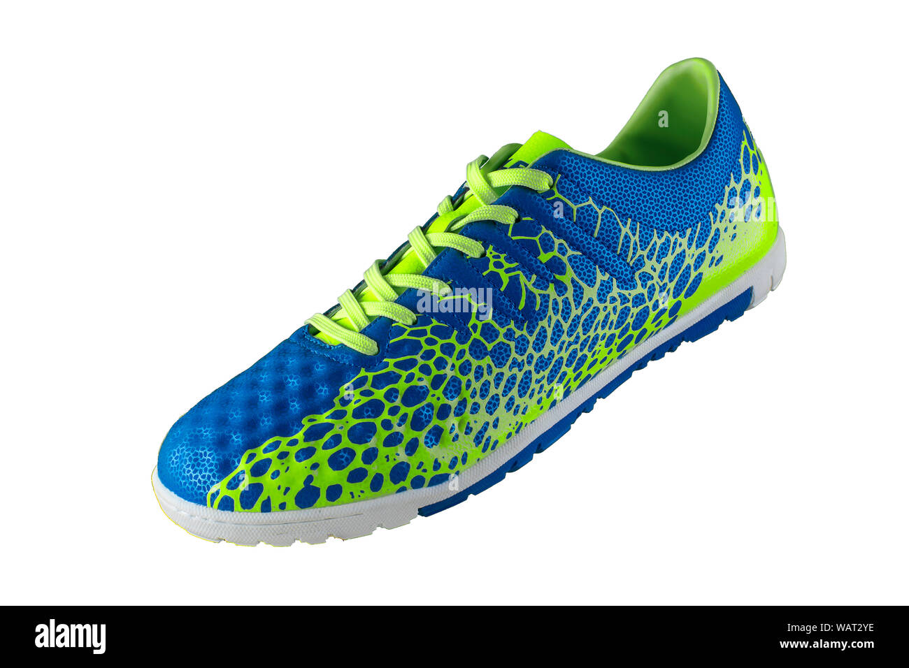 Sneakers. Sports shoes side view on a white background Stock Photo - Alamy