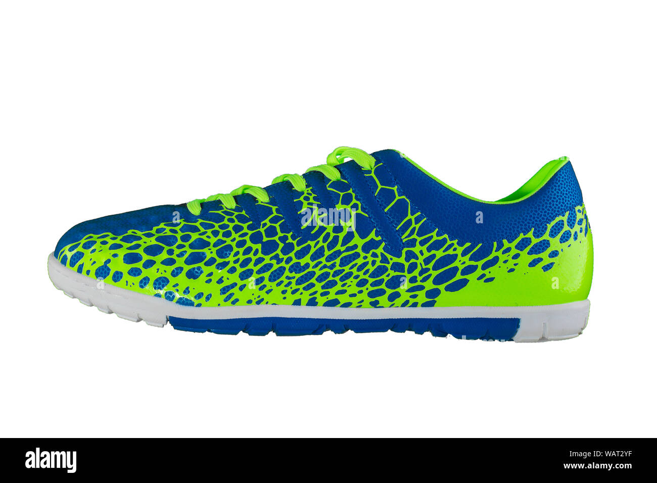 Sneakers. Sports shoes side view on a white background Stock Photo - Alamy