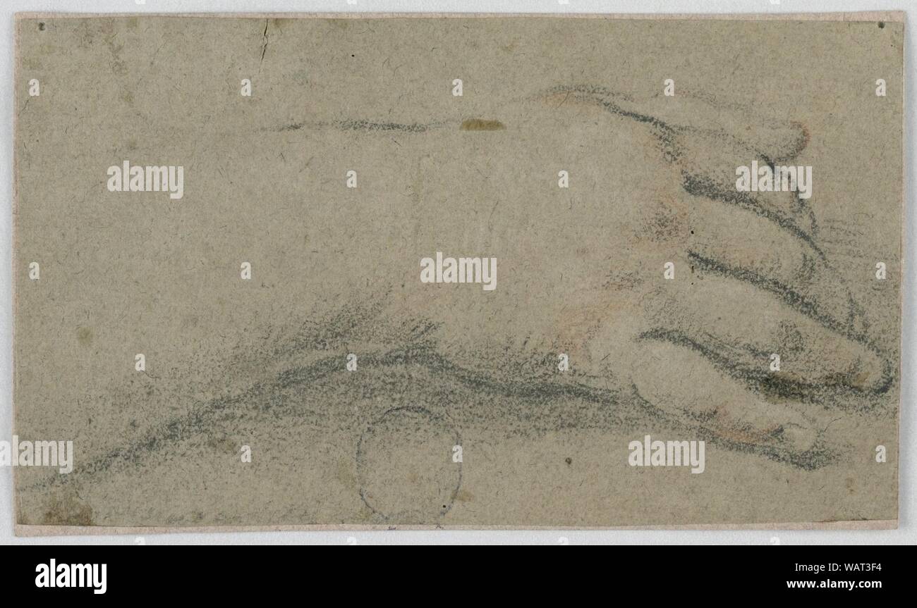 Drawing, Study- The right hand of a woman, 1625–1675 Stock Photo - Alamy