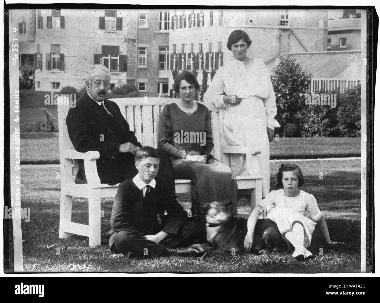 Duke of Devonshire and family Stock Photo - Alamy