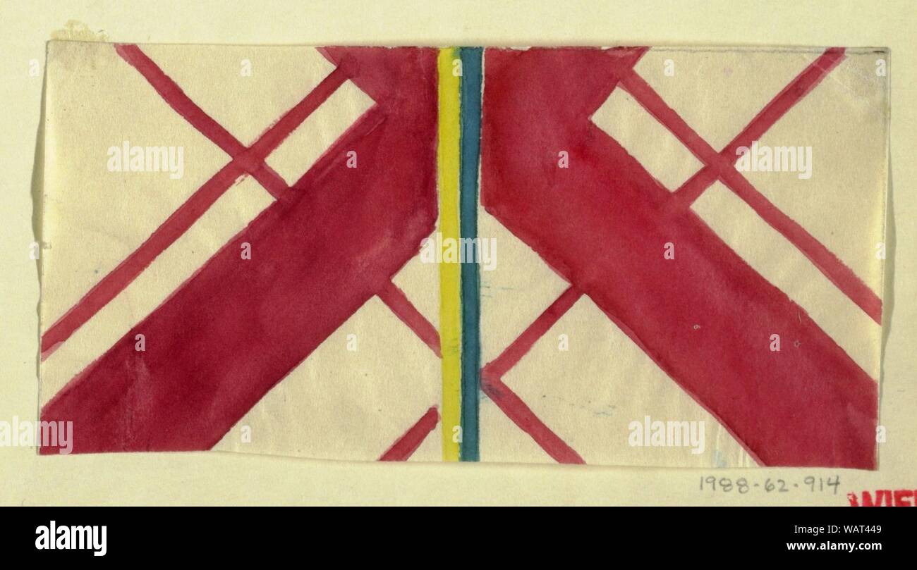 Drawing, Textile Design- Archibald, 1913–17 Stock Photo - Alamy