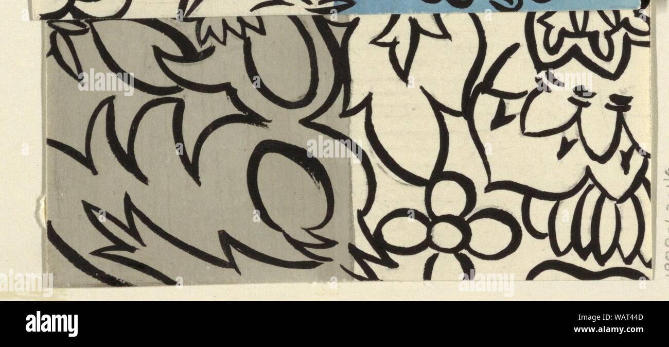 Drawing, Textile Design- Aussee, 1911–14 Stock Photo - Alamy