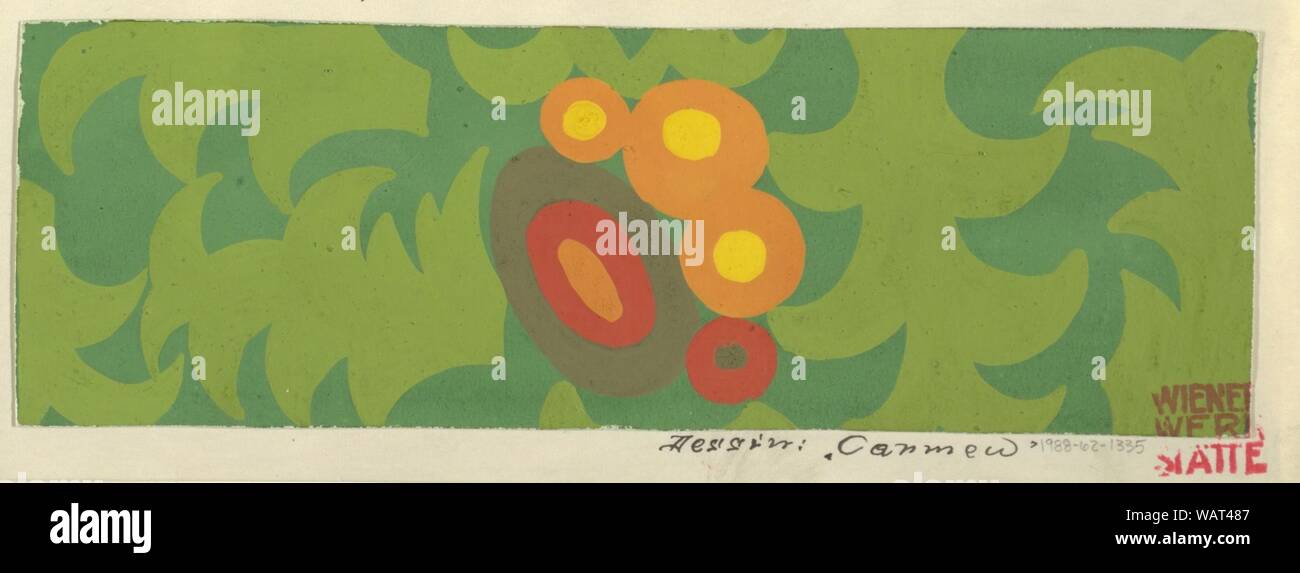 Drawing, Textile Design- Carmen, 1910–11 Stock Photo - Alamy