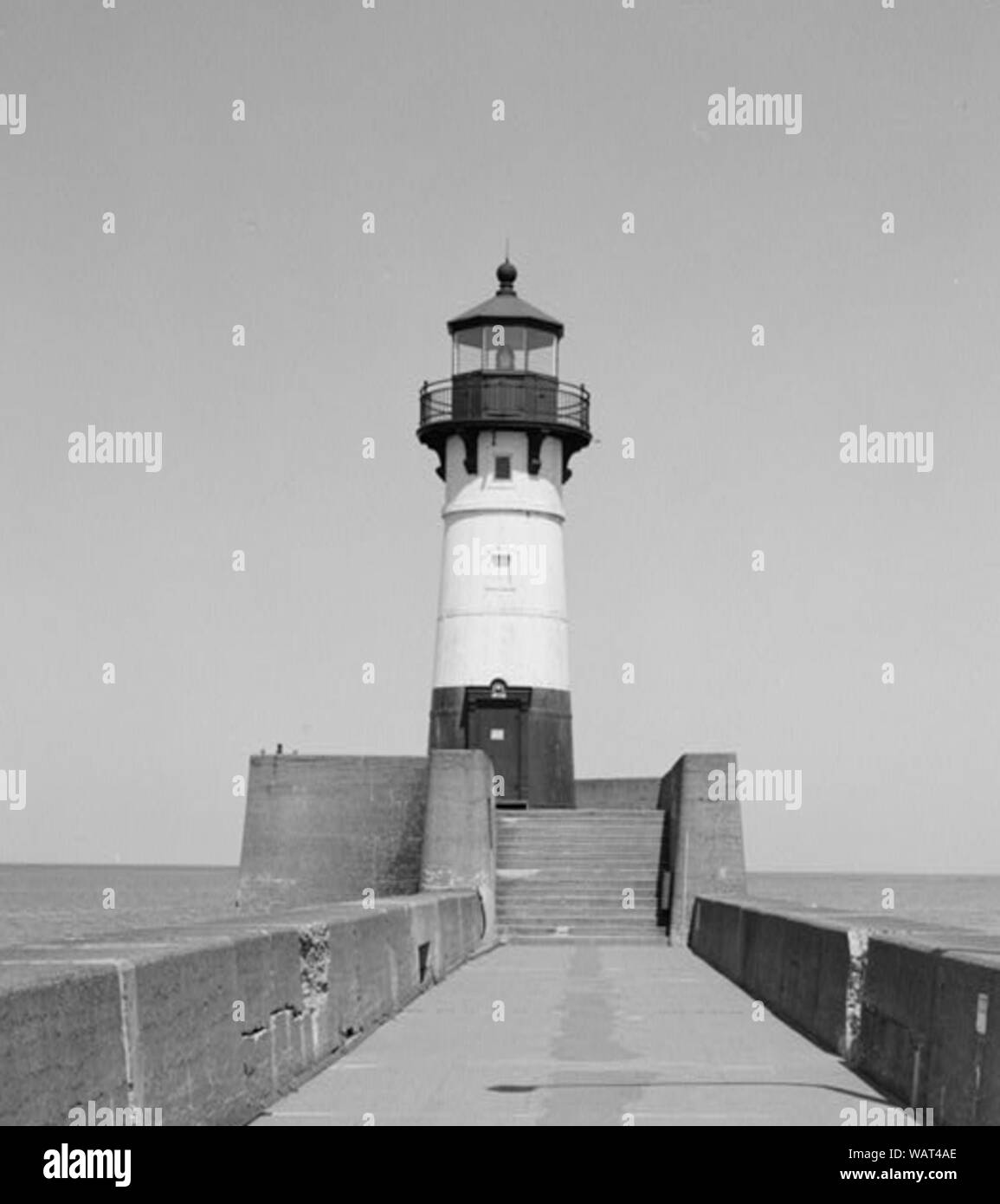 The north pier Black and White Stock Photos & Images - Alamy