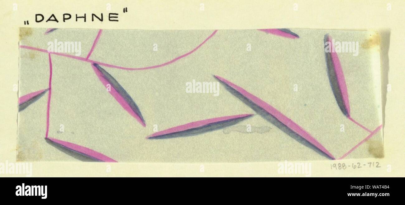 Drawing, Textile Design- Daphne, 1918 Stock Photo - Alamy