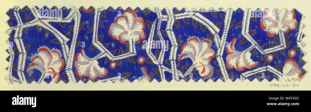 Drawing, Textile Design- Diskus (Discus), 1911–14 Stock Photo - Alamy