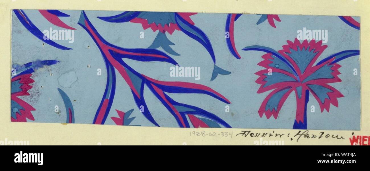 Drawing, Textile Design- Harlem, 1916–1918 Stock Photo - Alamy