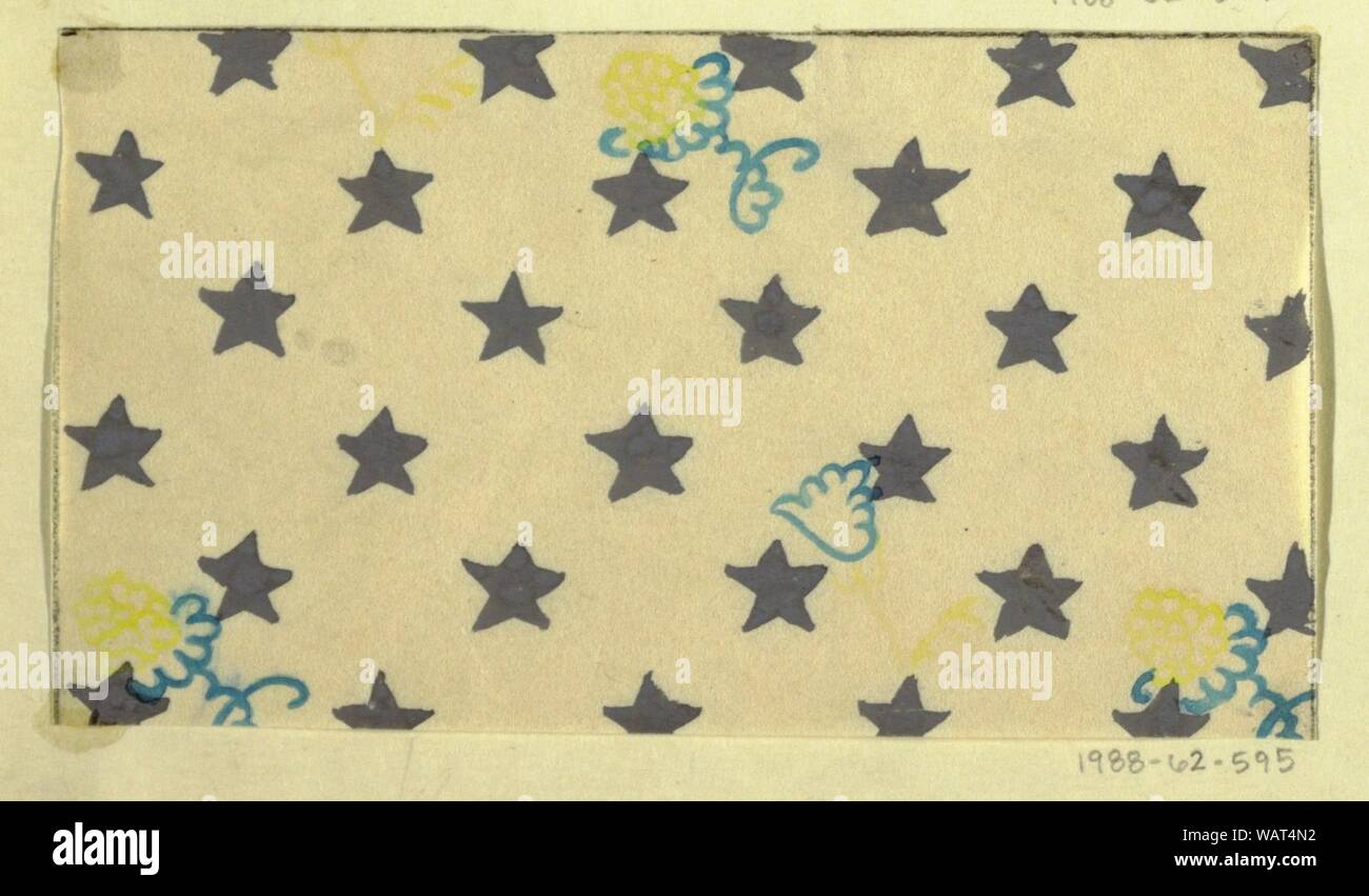 Drawing, Textile Design- Kassiopäa (Kasiopea), 1910–19 Stock Photo - Alamy