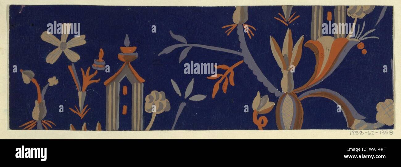 Drawing, Textile Design- Li-tai-po, 1919 Stock Photo - Alamy