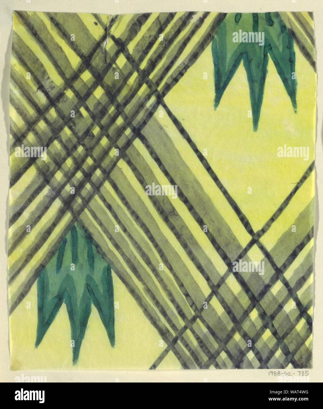 Drawing, Textile Design- Merkur (Mercury), 1911–13 Stock Photo - Alamy