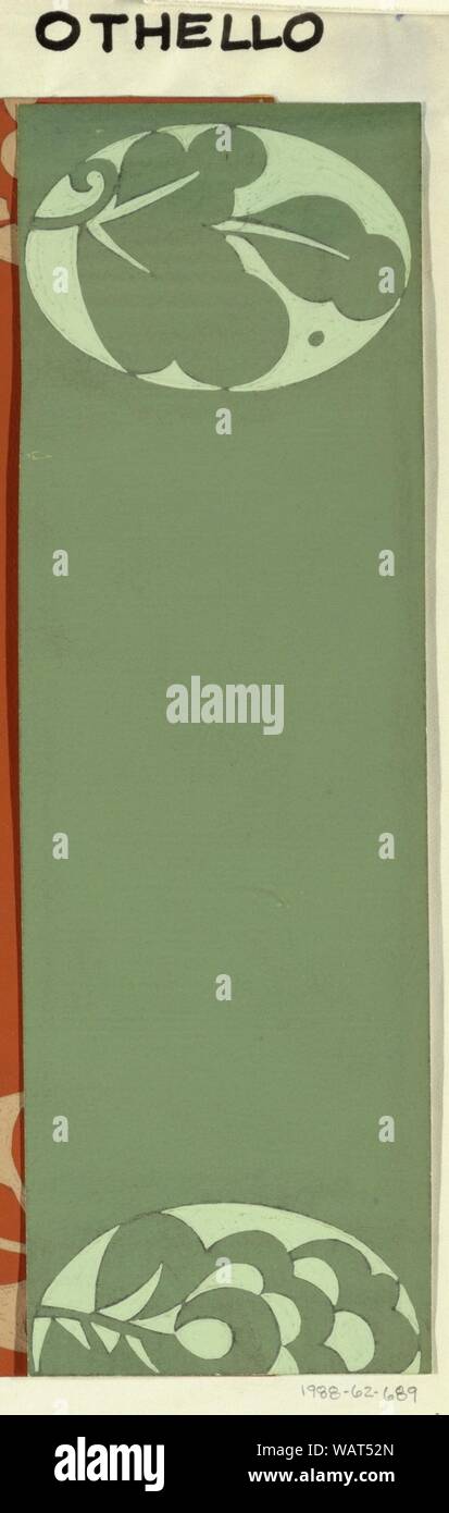 Drawing, Textile Design- Othello, 1911–13 Stock Photo - Alamy