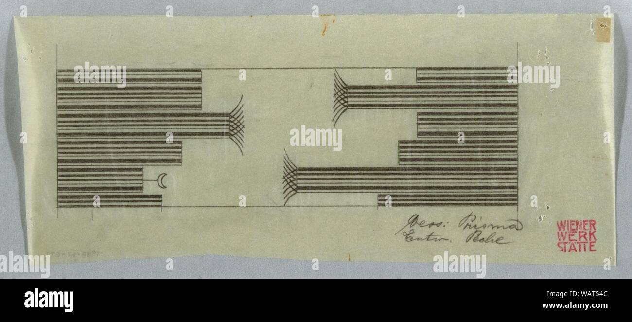 Drawing, Textile Design- Prisma, 1922 Stock Photo - Alamy