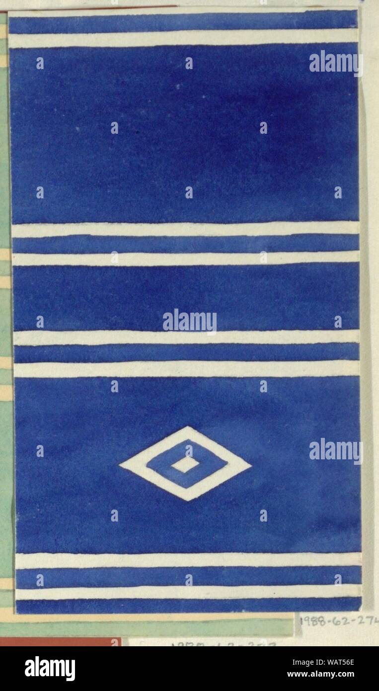 Drawing, Textile Design- Rhombus, 1910–12 Stock Photo - Alamy
